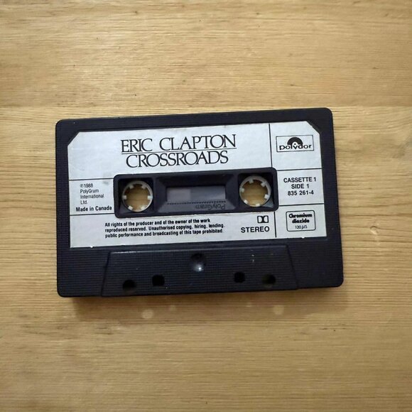 Media | Eric Clapton Crossroads Vintage Cassette Tape Only C31 | Poshmark